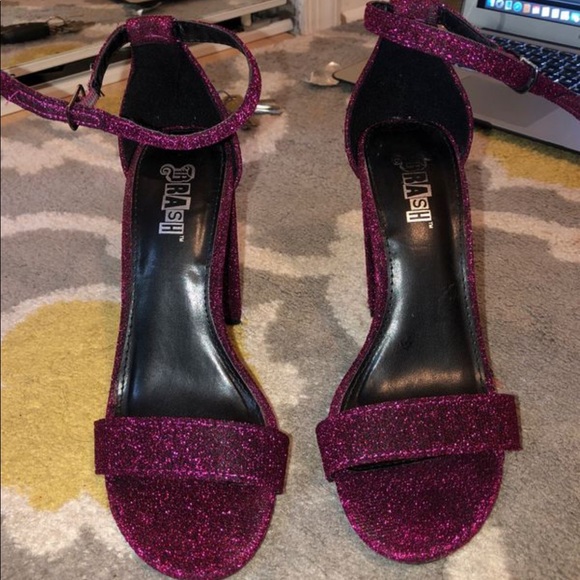 Brash | Shoes | Brash Sparkly Hot Pink Heels | Poshmark